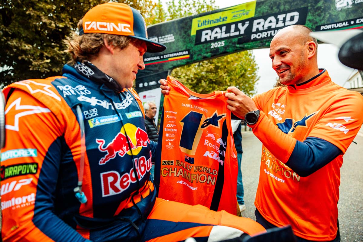 DANIEL SANDERS WINS 2025 WORLD RALLY-RAID CHAMPIONSHIP - JUST BIKES